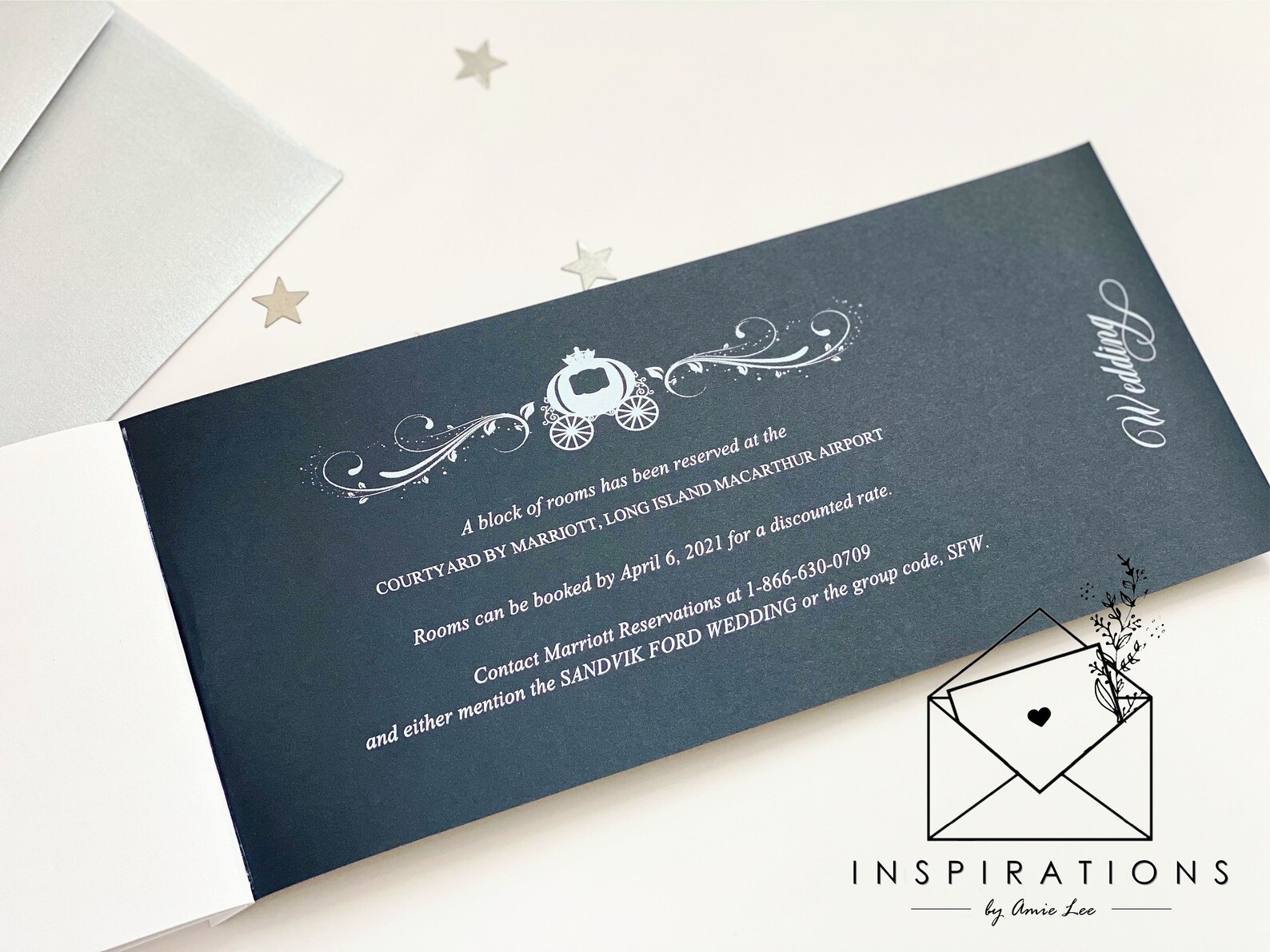 Classy Disney Wedding Elegant Disney Wedding Invitations - Etsy