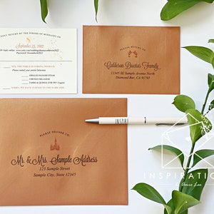 Elegant Disney Wedding Invitations, Fairy Tale Wedding, Disneyland ...