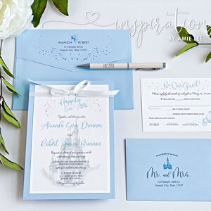 Formal Disney Wedding Invitations Elegant Disney Wedding - Etsy