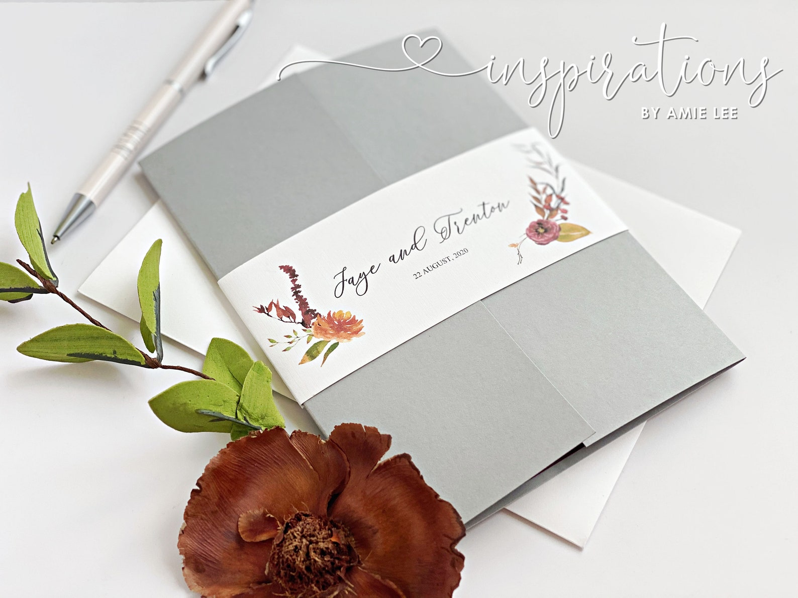 Rustic Wedding Invitations Fall Wedding Invitations Barn | Etsy