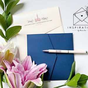 Elegant Disney Wedding Invitations, Fairy Tale Wedding, Disney Wedding ...