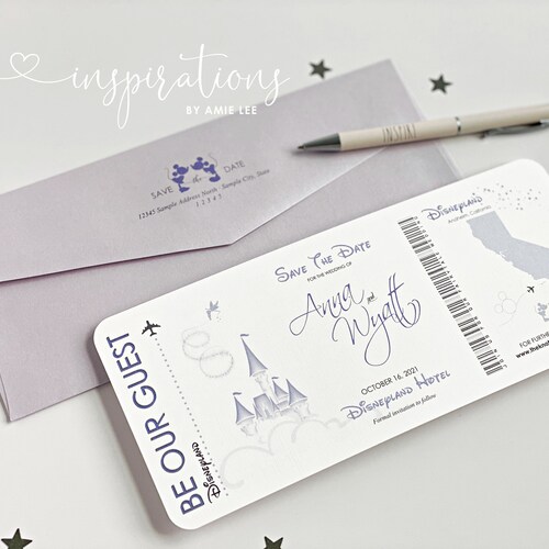 Disney Fast Pass Escort/seating Cards printed & Cut | Etsy