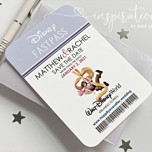 Tangled Theme Save the Date - Etsy