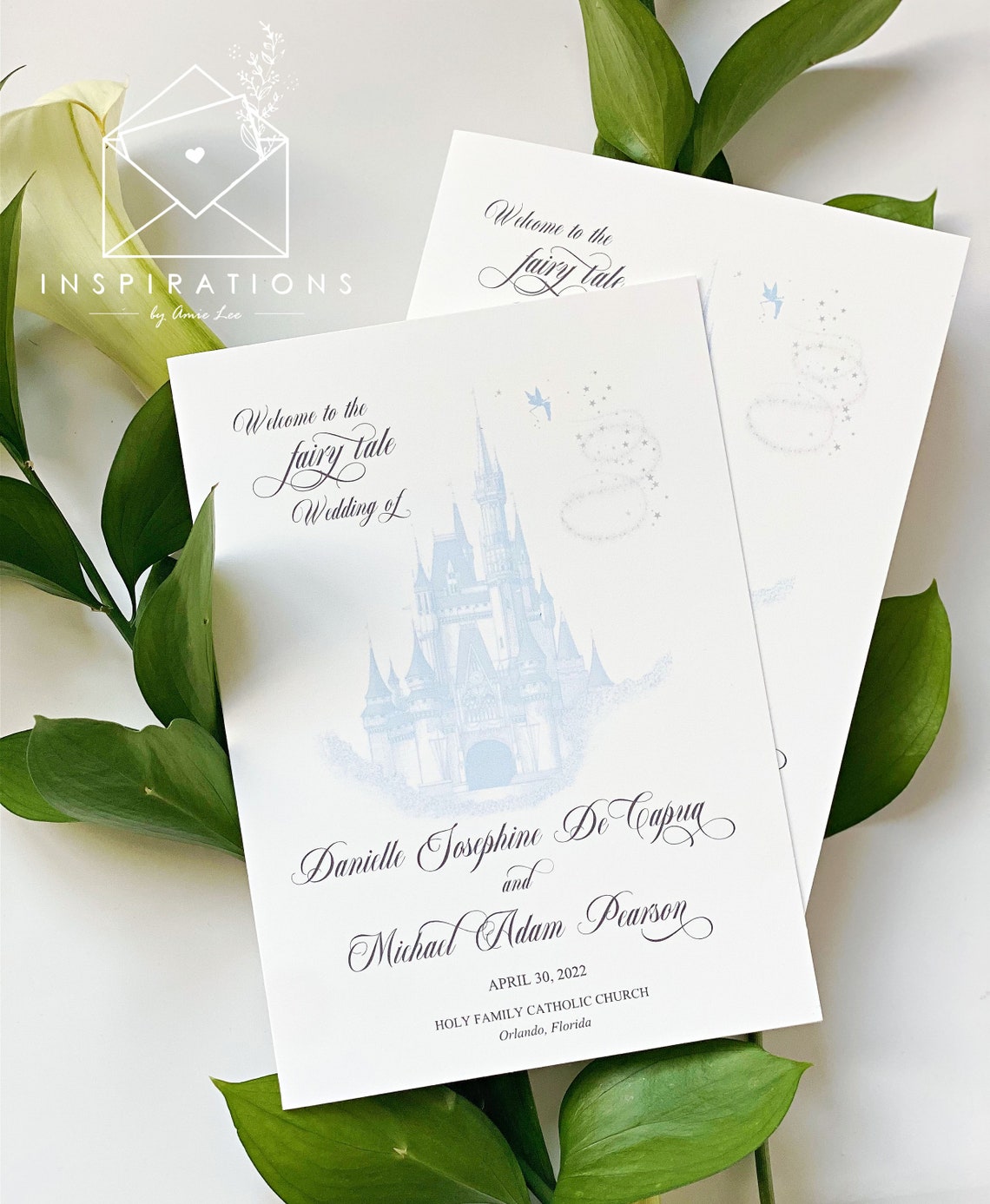 Disney Wedding Programs Disney Ceremony Program Programs - Etsy