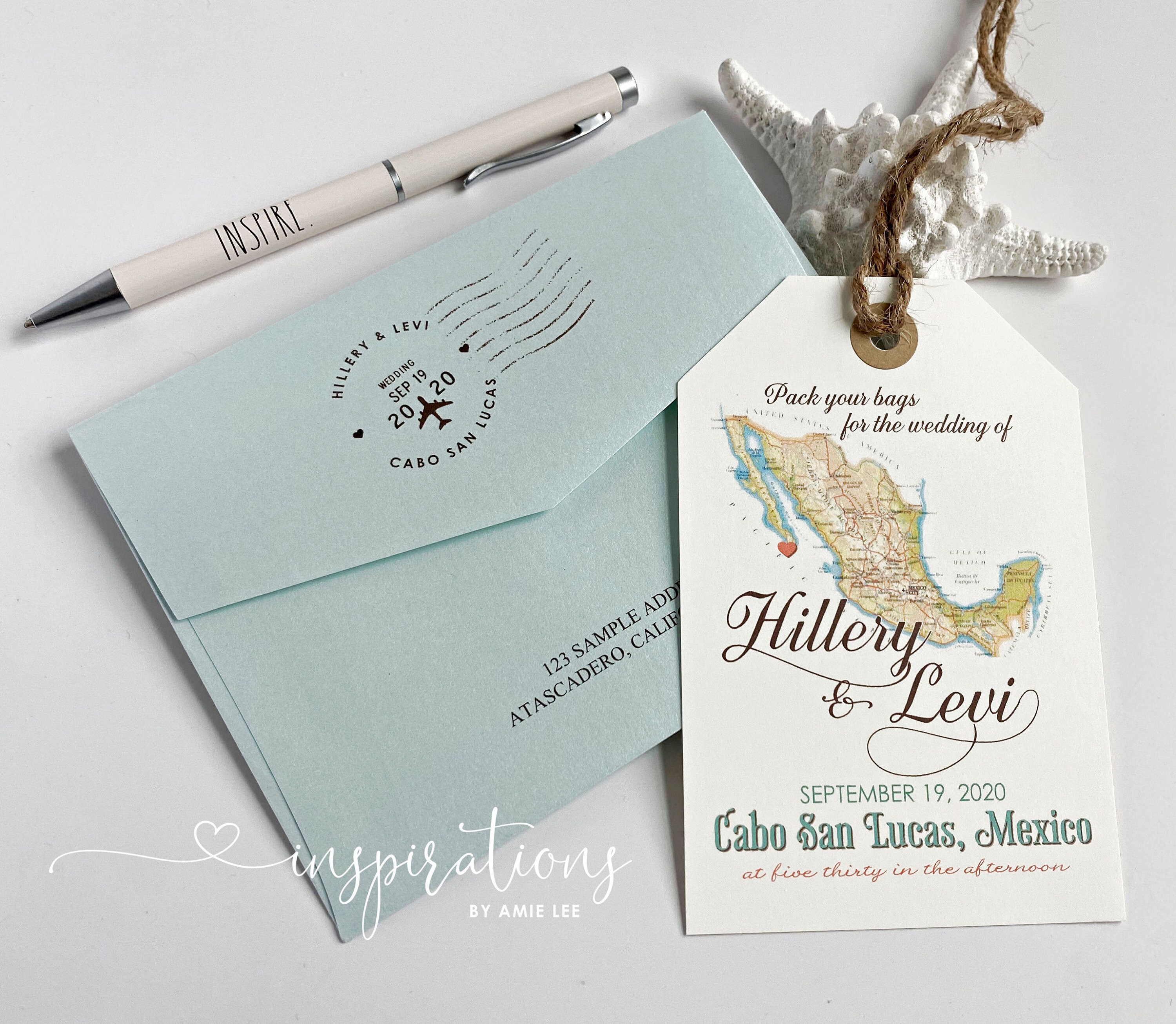 Destination Wedding Invitation Travel Map Wedding | Etsy