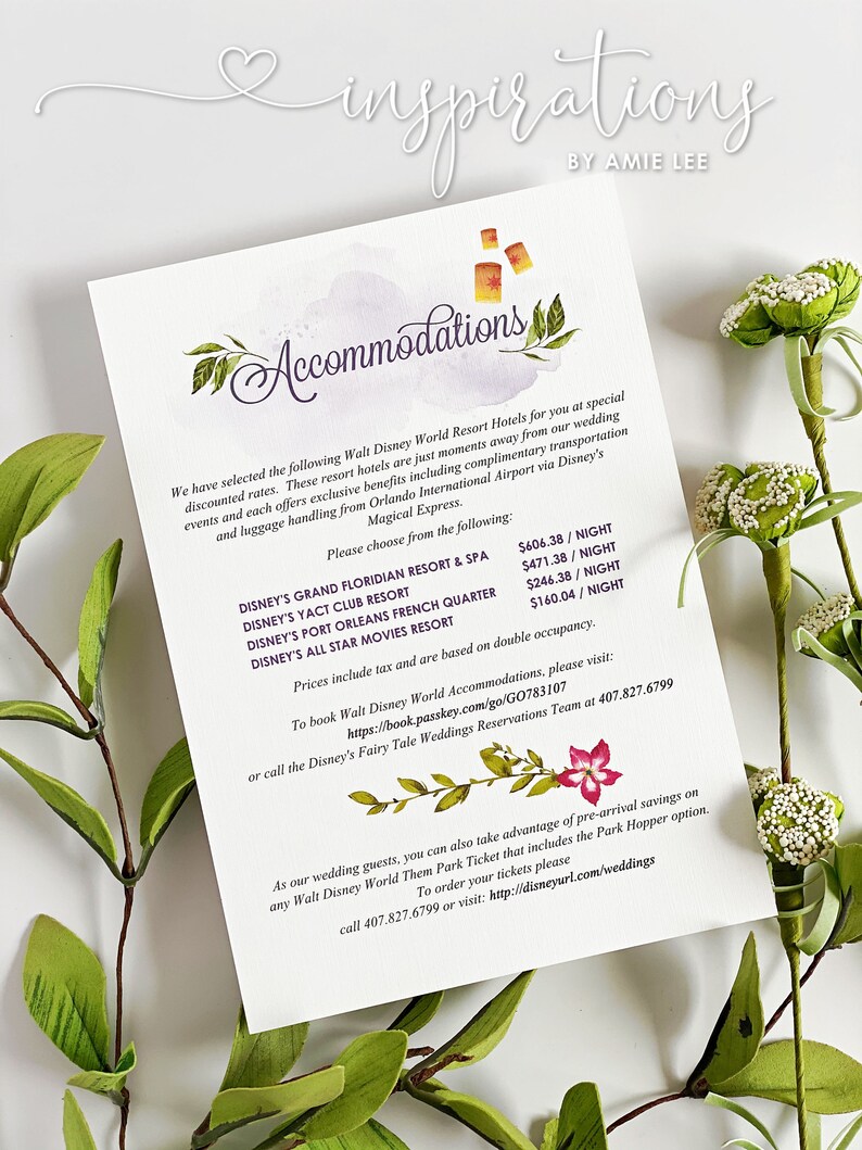 Disney Tangled Wedding Invitations Formal Disney Wedding - Etsy