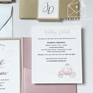 Elegant Disney Wedding Invitations, Fairy Tale Wedding, Disney Wedding ...