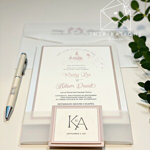 Elegant Disney Wedding Invitations, Disneyland, Disney World, Fairy ...