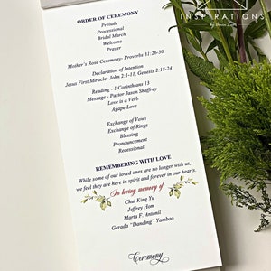 Disney Wedding Programs, Disney Ceremony Program, Beauty and the Beast ...