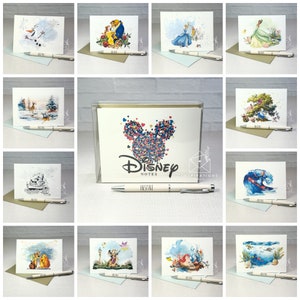 Disney Notecards, Disney Themed Gifts, Disney Lover, Disney Notes ...