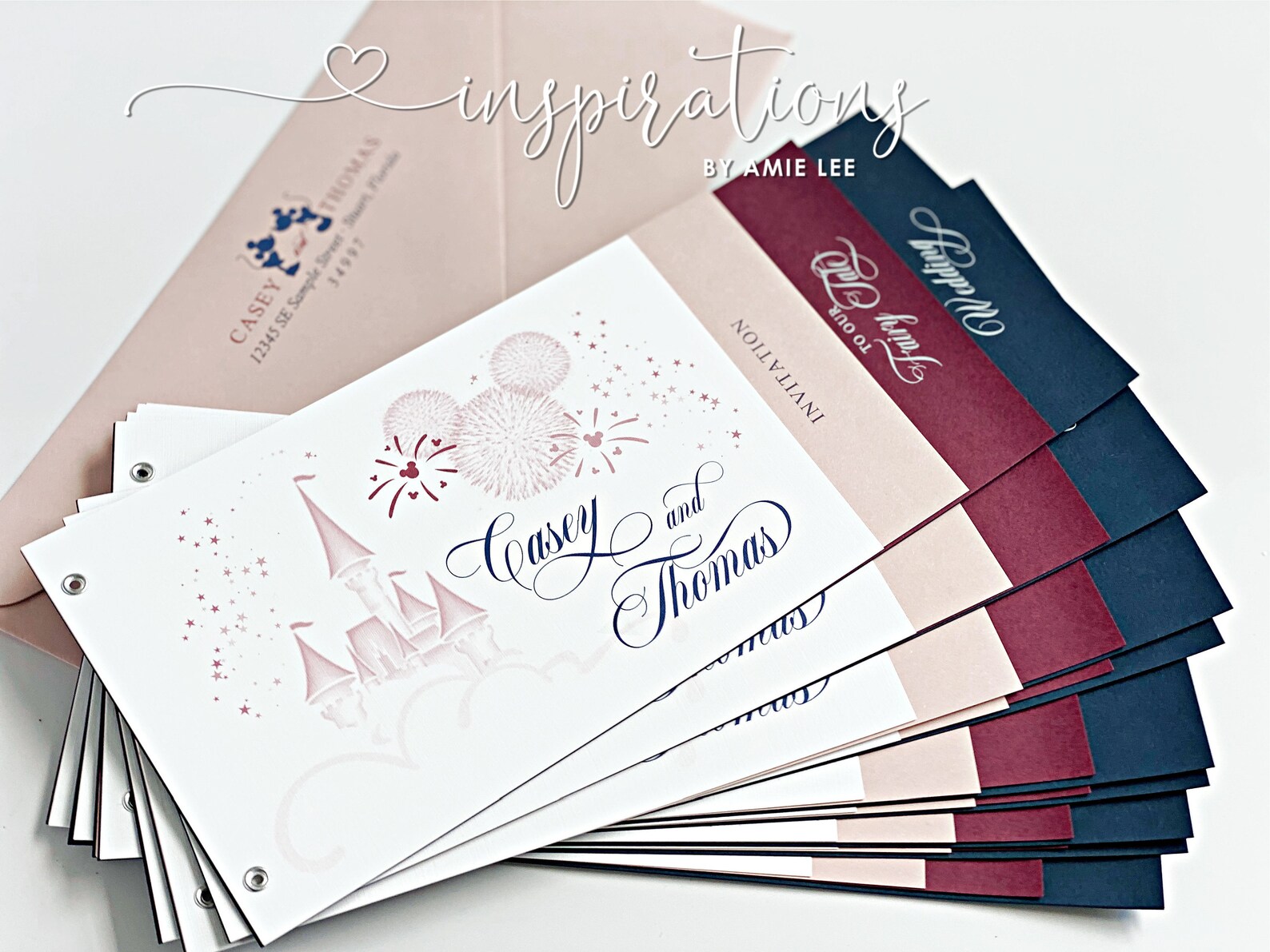 Elegant Disney Wedding Invitations Fairy Tale Wedding Disney - Etsy