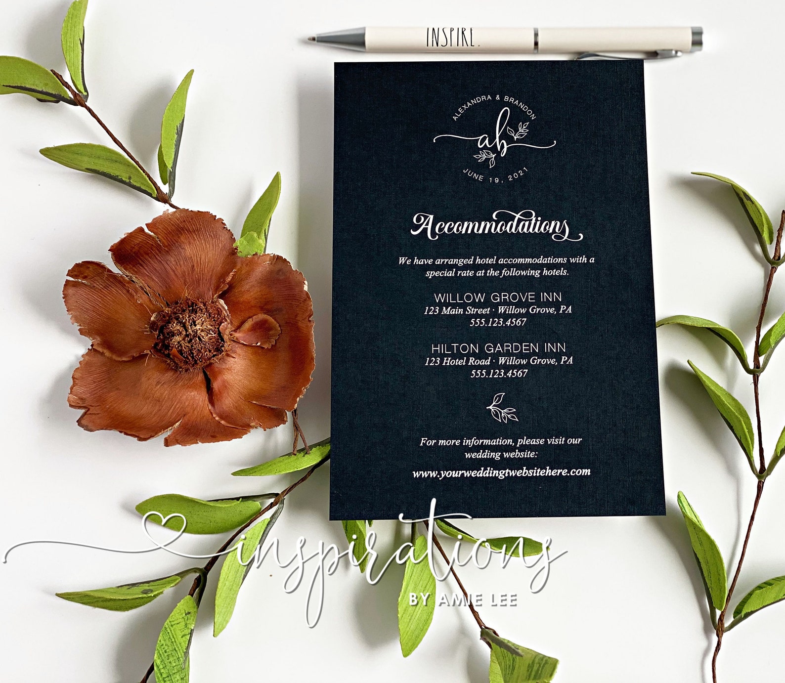Copper Wedding Invitations Classic Formal Wedding - Etsy