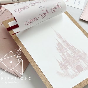 Formal Disney Wedding Invitations Elegant Disney Wedding - Etsy