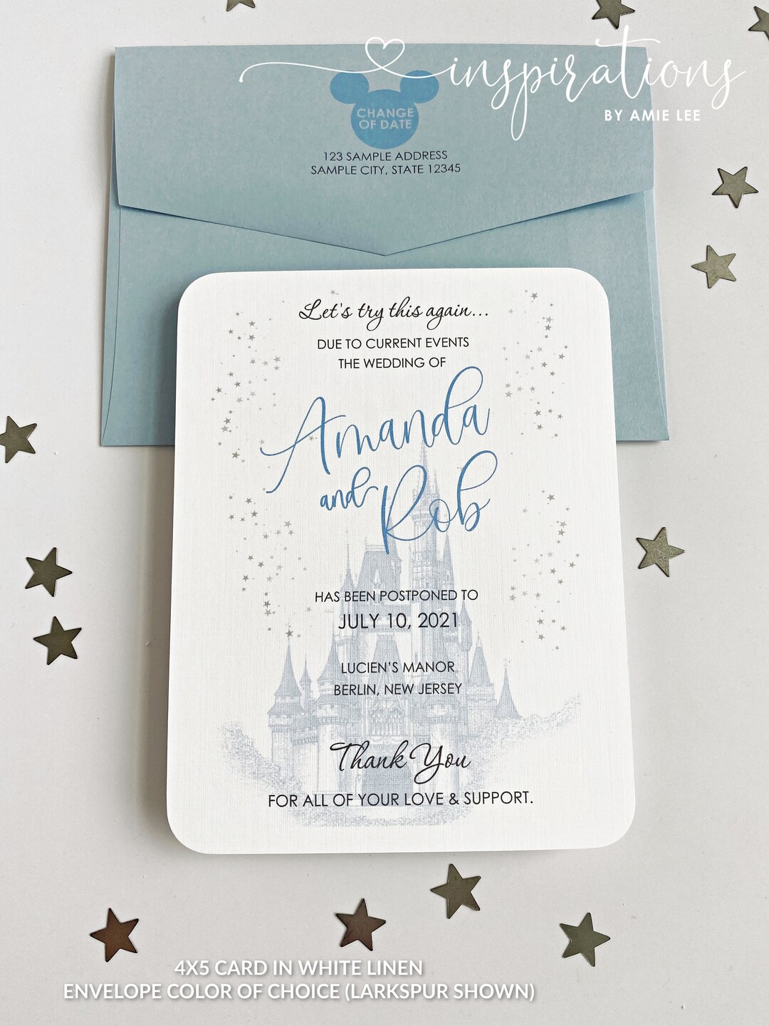 Change of Date, Disney Wedding, Disney Change of Date, Fairy Tale ...