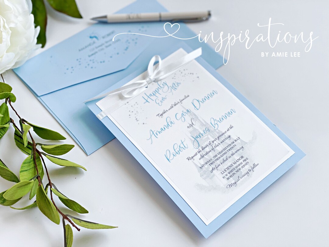 Disney Wedding Invitations, Princess, Fairy-tale Wedding, Fairytale ...