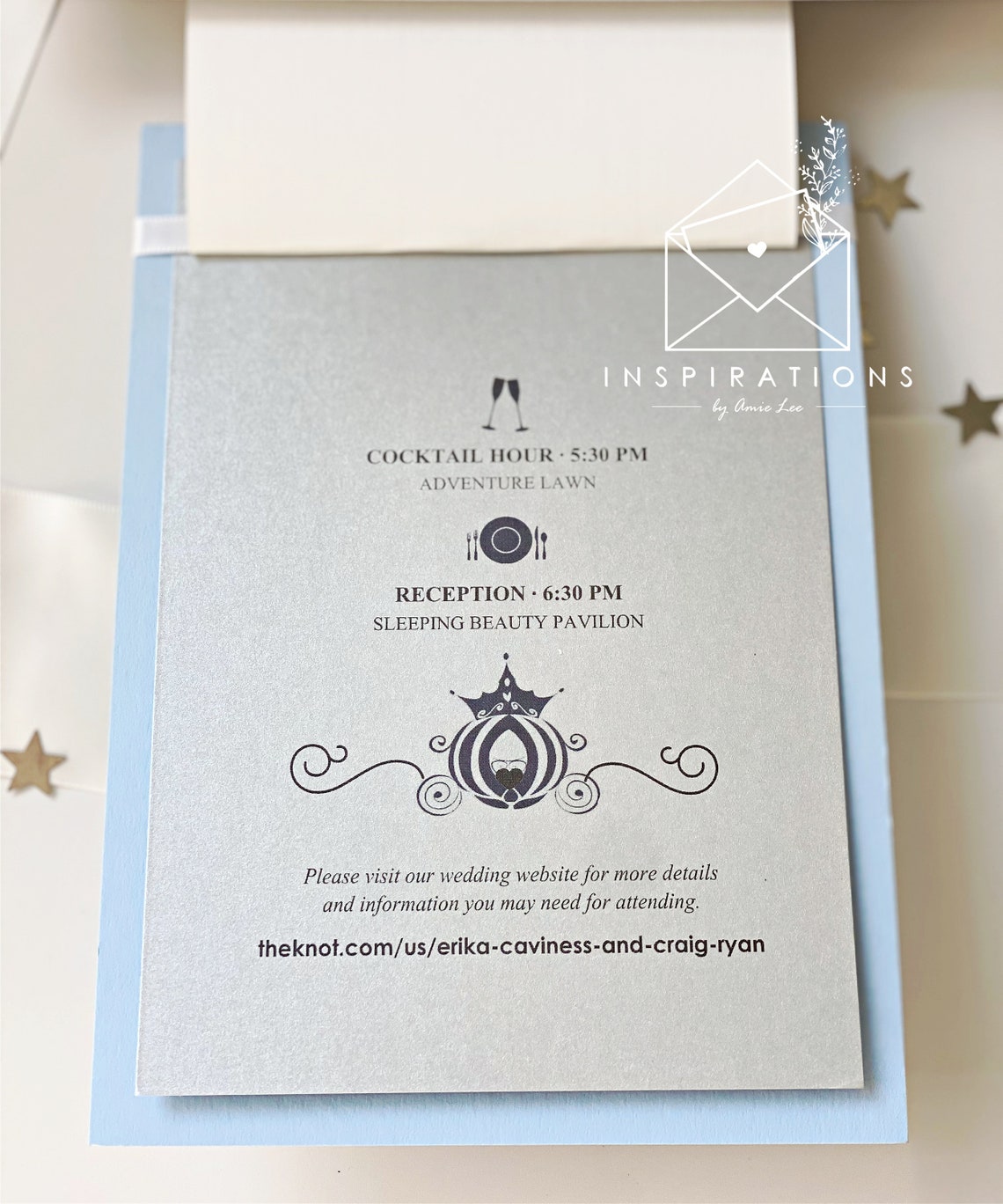 Elegant Disney Wedding Invitations, Formal Disney Wedding, Classic ...