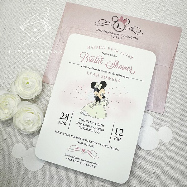 Minnie Mouse Bride - Etsy