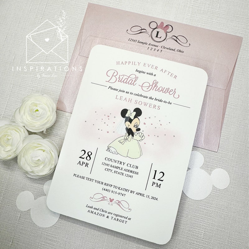 Minnie Mouse Bride - Etsy