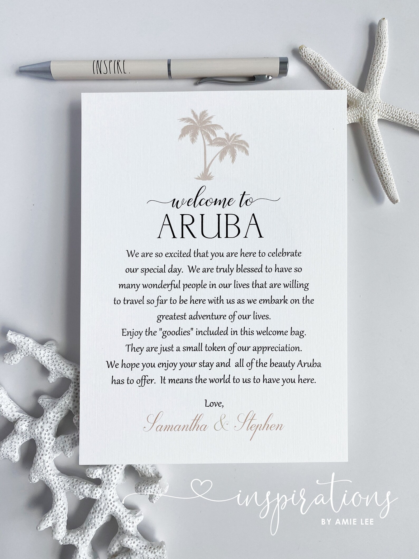 Wedding Itinerary Welcome Letter Wedding Welcome Letter - Etsy