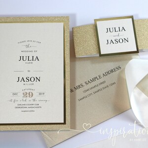 Gold Wedding Invitations, Classic Wedding, Elegant Wedding, Gold ...