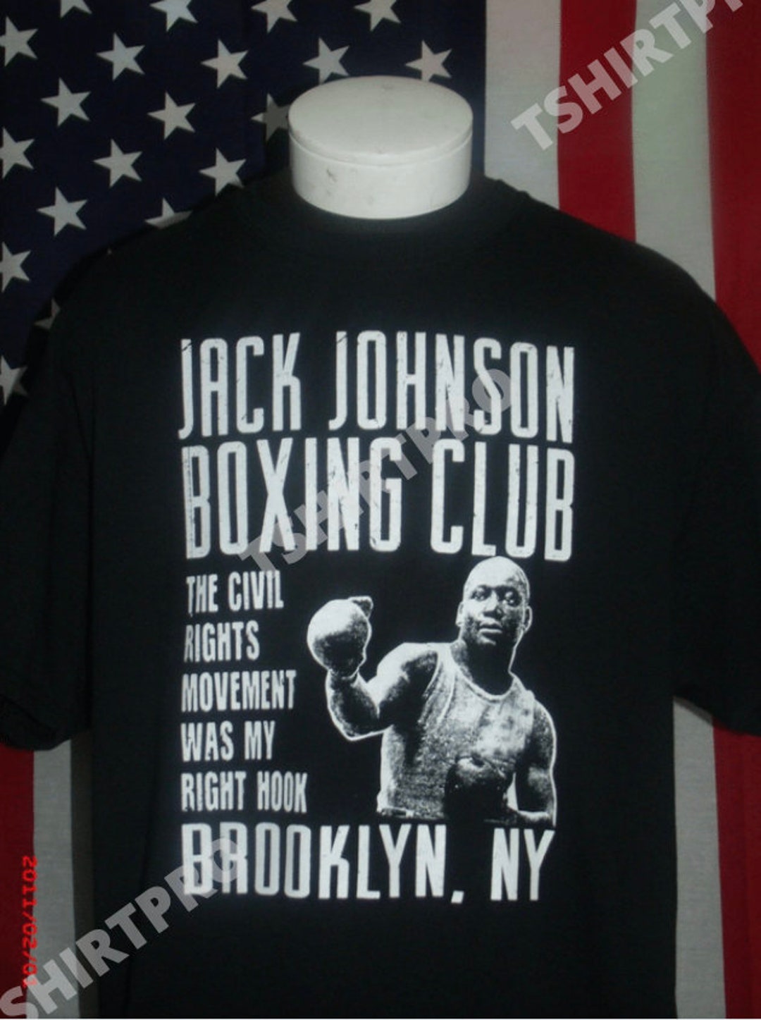 Jack Johnson Boxing T-shirt Unlimited Americana Collection - Etsy