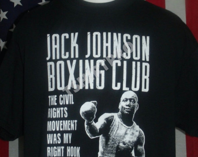 Jack Johnson Boxing T-shirt Unlimited Americana Collection - Etsy