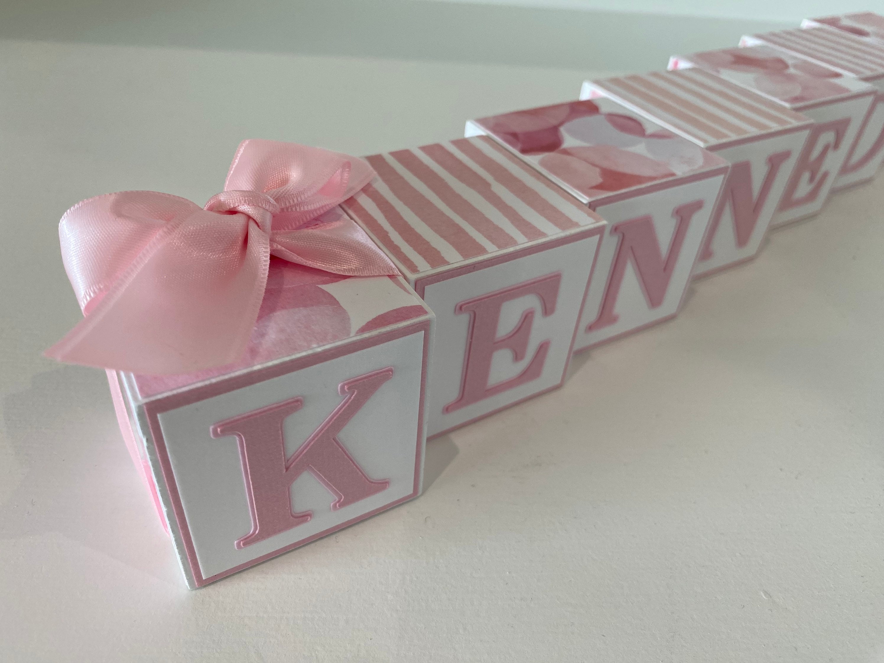 Custom Baby Name Blocks Baby Gift Baby Shower Newborn Nursery ...