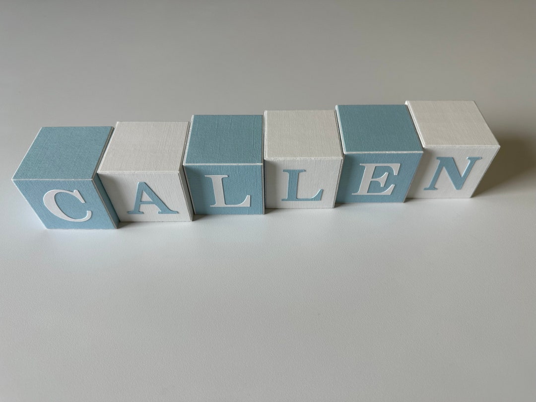 Custom Baby Name Blocks: Nursery Decor, Personalized Wood Letters - Etsy