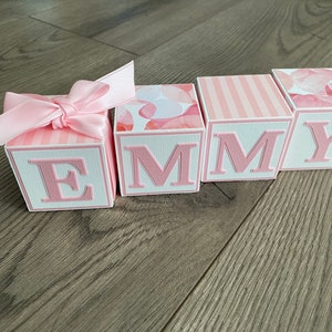 Custom Baby Name Blocks Baby Gift Baby Shower Newborn Nursery - Etsy