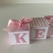 Custom Baby Name Blocks Baby Gift Baby Shower Newborn Nursery ...