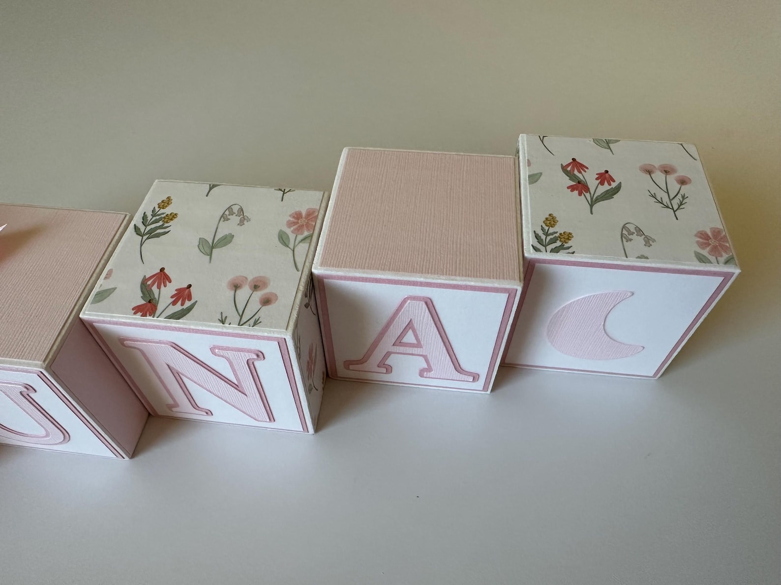 Custom Name Blocks: Baby Shower Nursery Decor, Personalized Wood ...