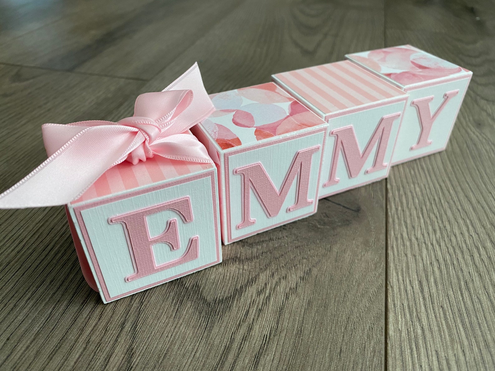 Custom Baby Name Blocks Baby Gift Baby Shower Newborn Nursery - Etsy