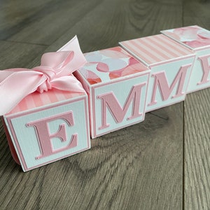 Custom Baby Name Blocks Baby Gift Baby Shower Newborn Nursery - Etsy