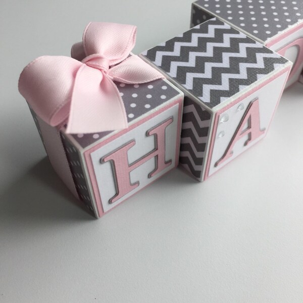 Baby Name Blocks - Etsy