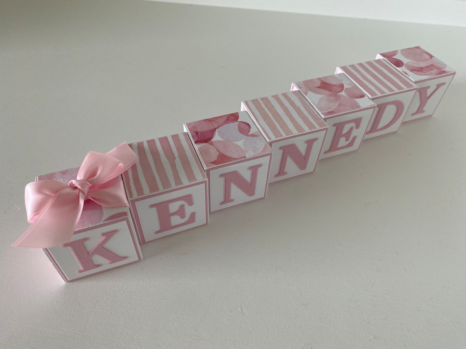 Custom Baby Name Blocks Baby Gift Baby Shower Newborn Nursery ...