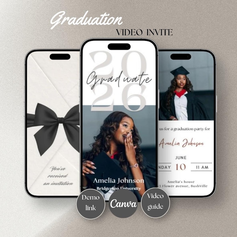 Graduation Animated Cards - Etsy