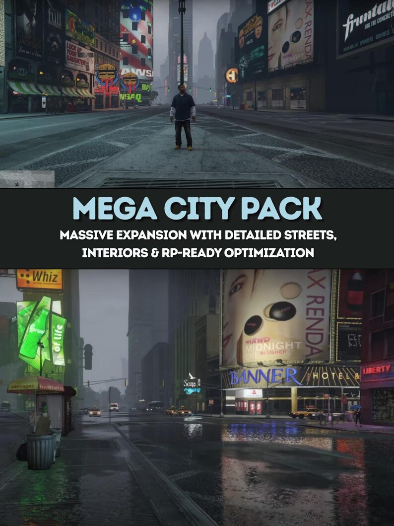 Fivem LCPP Map V2.0 | Big City Expansion Pack | Optimized RP Server Map ...