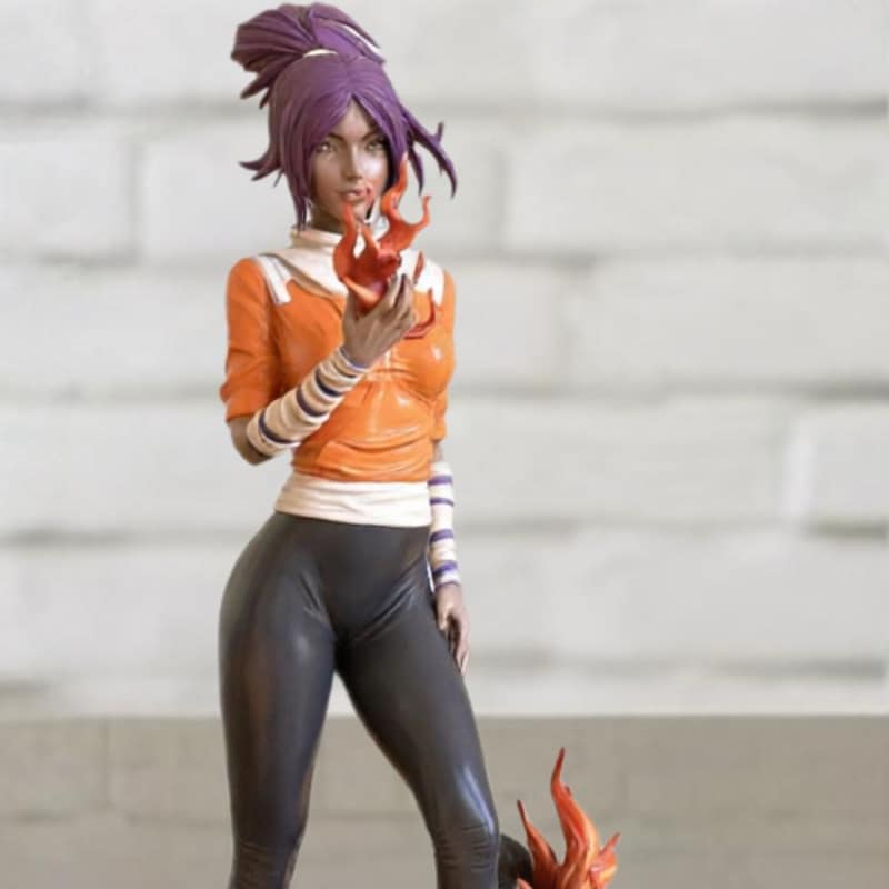 Bleach Yoruichi Art - Etsy