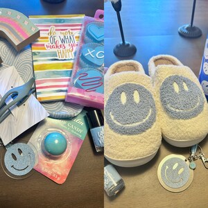 Smiley Face Gift Set Smiley Face Slippers Slippers Gift Basket Smiley ...