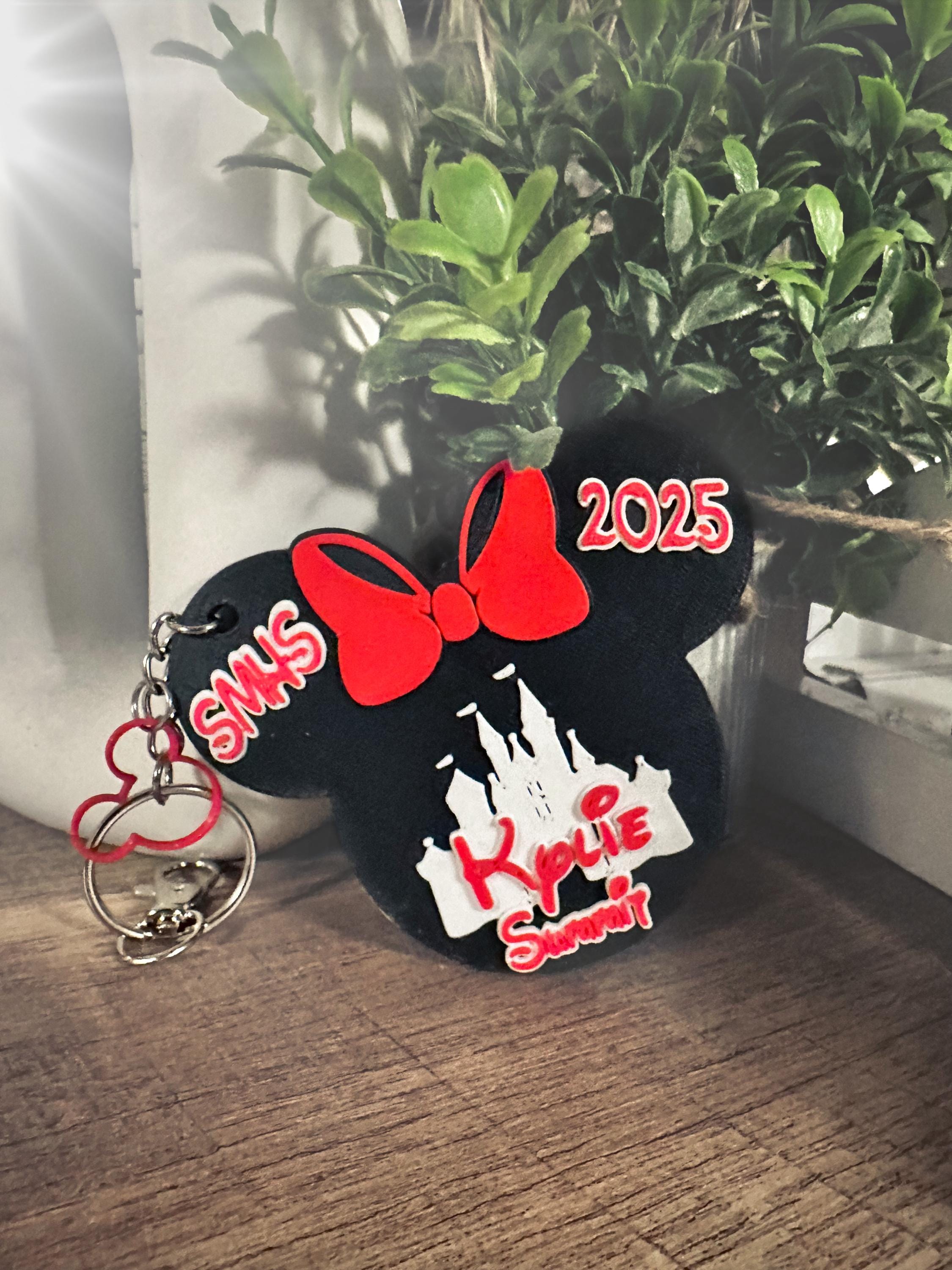 Custom SUMMIT or NATIONALS 3D Printed Cheer Keychain - Personalized ...