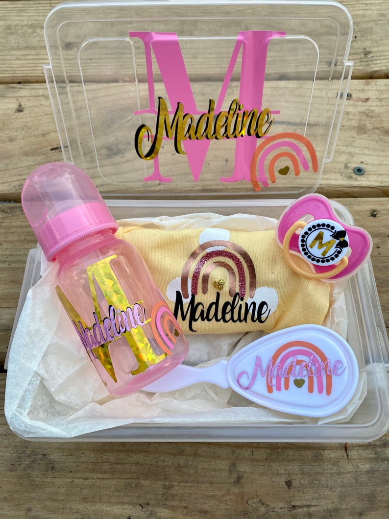 Personalized Baby Gift Box Newborn Gift Set Baby Mystery - Etsy