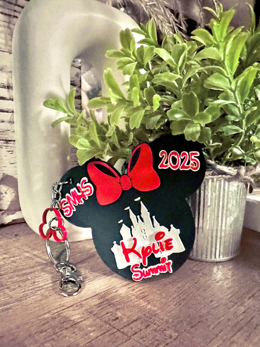 Custom SUMMIT or NATIONALS 3D Printed Cheer Keychain - Personalized ...