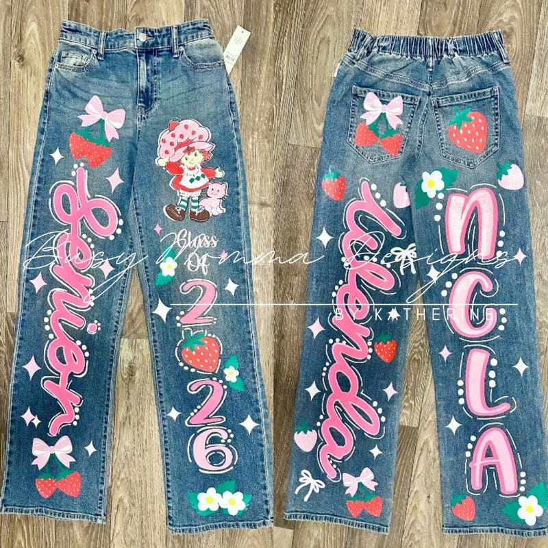 Senior Football Jeans - Etsy