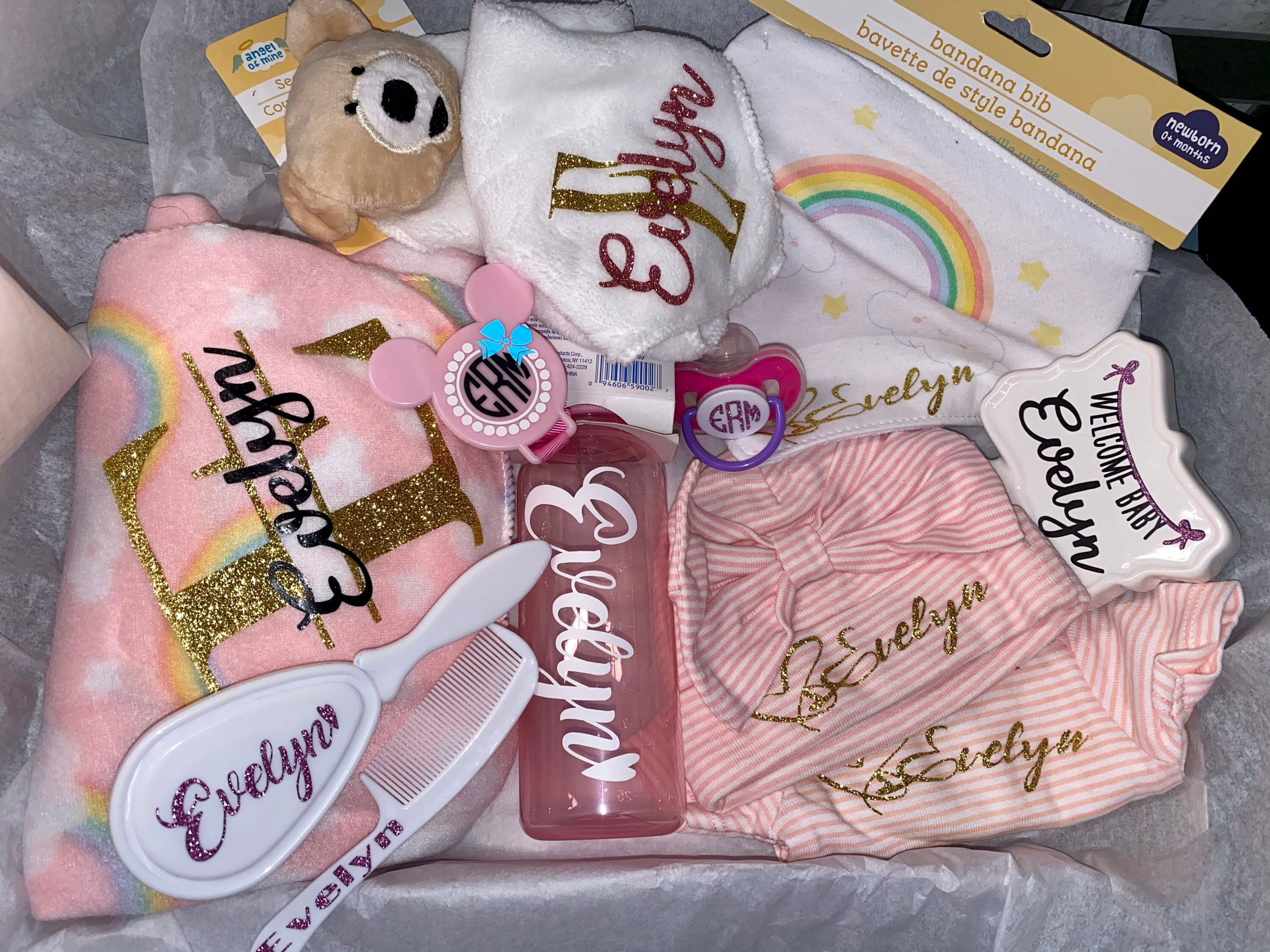 Personalized Baby Gift Box Newborn Gift Set Baby Mystery | Etsy