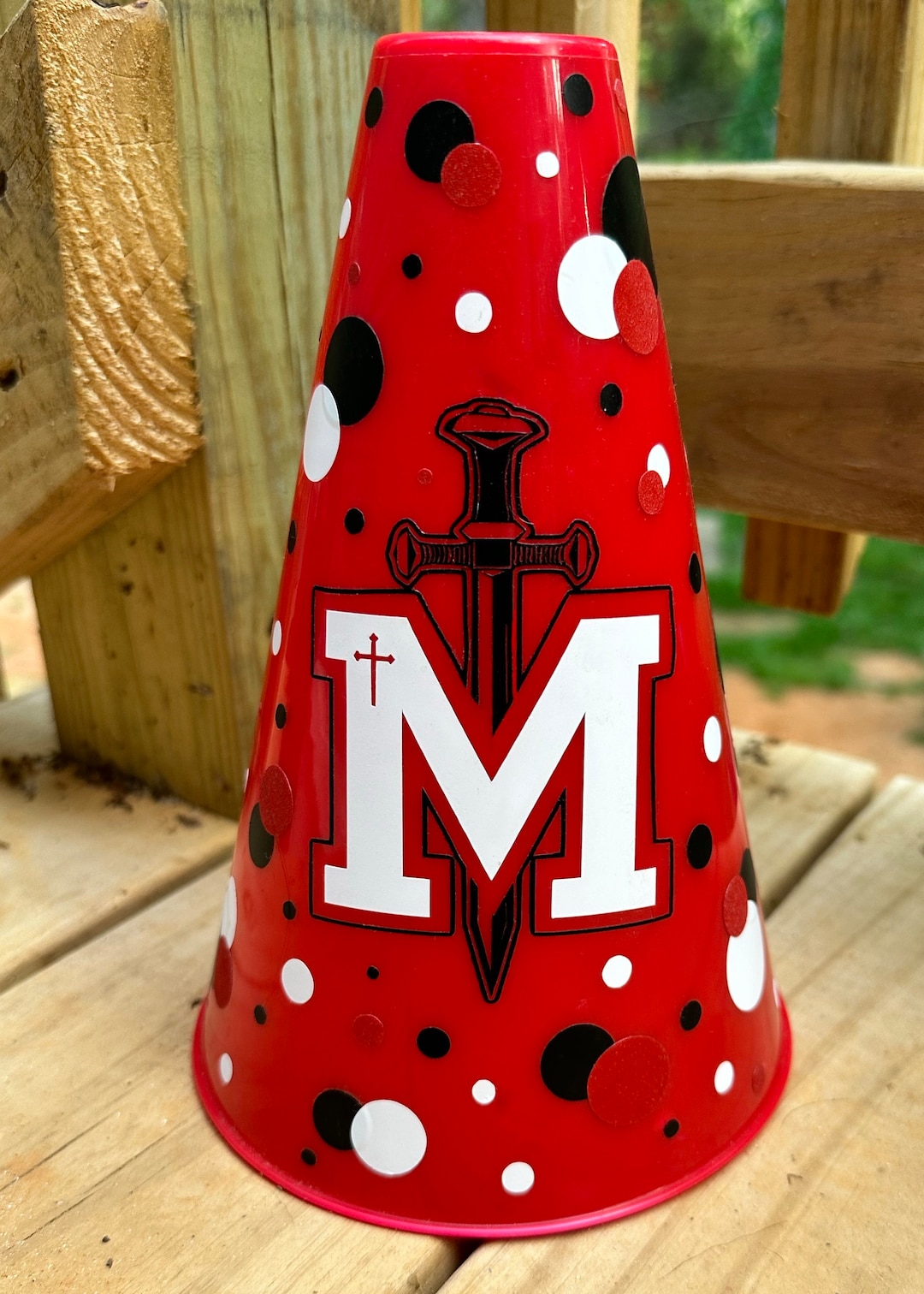 Personalized Cheer Megaphone: 8-inch School Spirit Accessory - Etsy