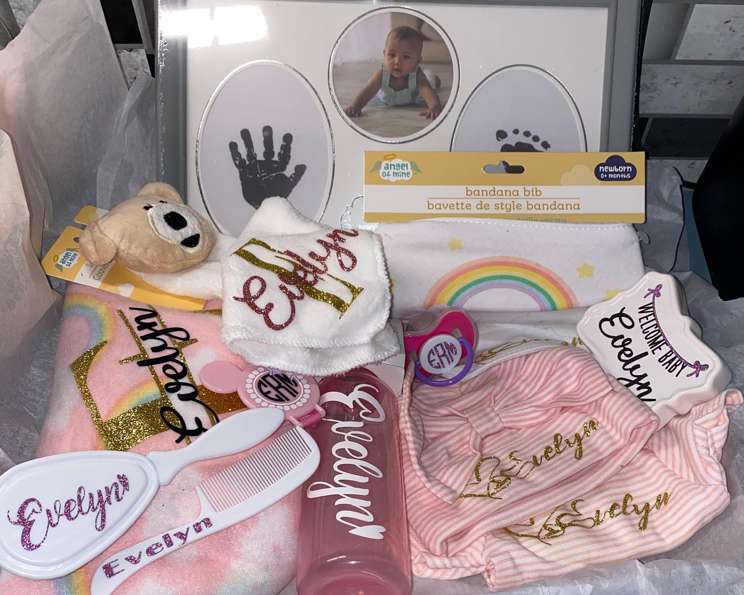 Personalized Baby Gift Box Newborn Gift Set Baby Mystery | Etsy