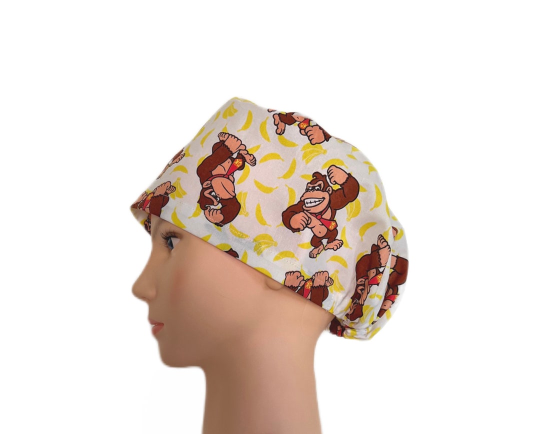 Monkey Scrub Cap, Surgical Scrub Cap, Euro Scrub Cap, Scrub Caps for ...