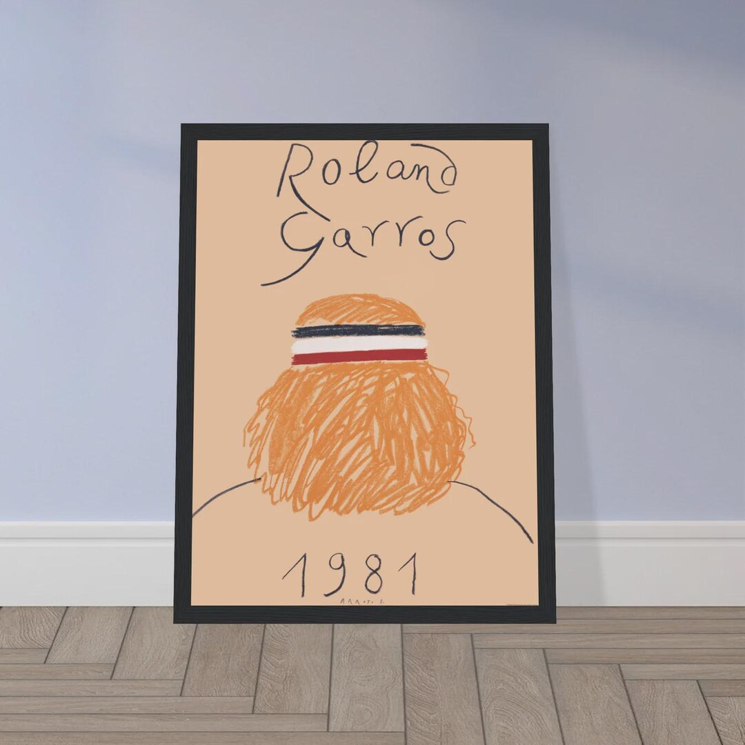 Roland Garros 1981 Poster – French Open Tennis Art - Etsy