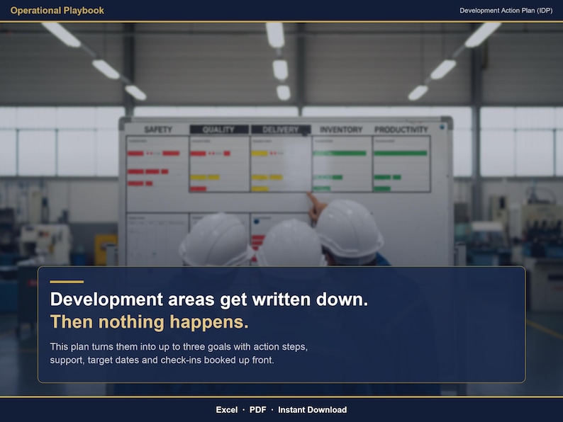 Individual Development Plan Template | Employee Development Action Plan ...