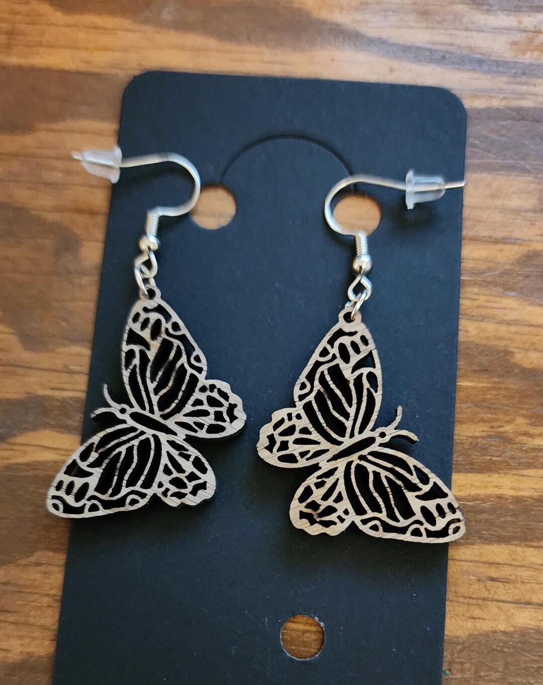 Lasered Cut Unfinished Butterfly Earrings. - Etsy
